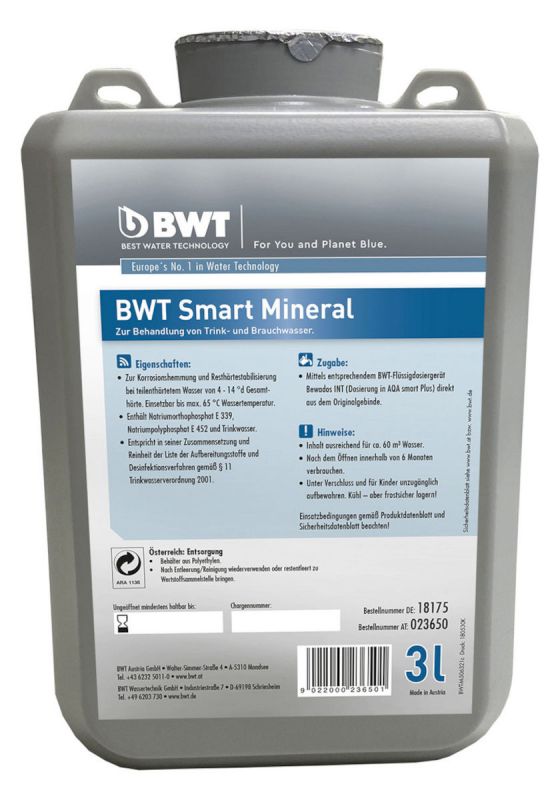 BWT Smart Mineral Dosiermittel 3 L für AQA Smart Plus | Home Perfect